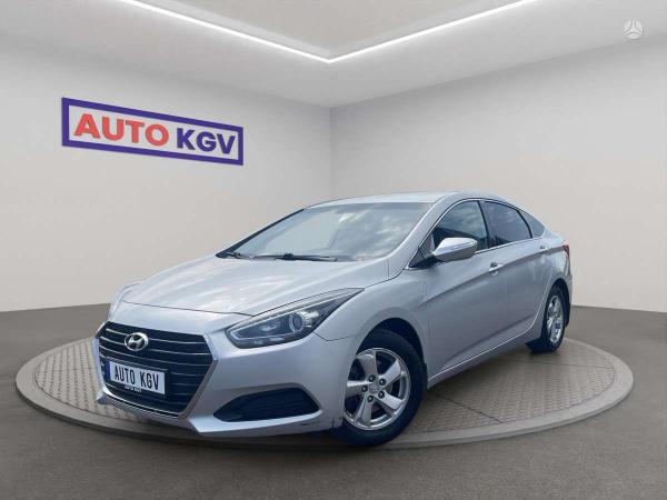 Grey Hyundai i40 2017 in Vilnius, with an engine capacity of 1.60 L and mileage of 165 thousand km for 6699 €, photo 1 on AUTOMOTO.COM.LV