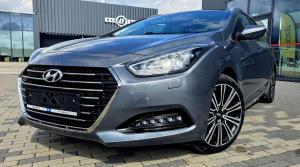 Grey Hyundai i40 2017 in Siauliai, with an engine capacity of 1.69 L and mileage of 99 thousand km for 10750 €, photo 4 on AUTOMOTO.COM.LV