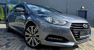 Grey Hyundai i40 2017 in Siauliai, with an engine capacity of 1.69 L and mileage of 99 thousand km for 10750 €, photo 11 on AUTOMOTO.COM.LV
