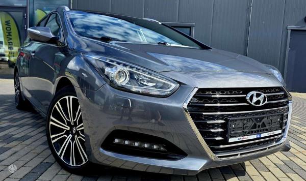 Pelēks Hyundai i40 2017 Šauļi, ar dzinēja tilpumu 1.69 L un nobraukumu 99 tūkst. km par 9990 €, foto 1 vietnē AUTOMOTO.COM.LV