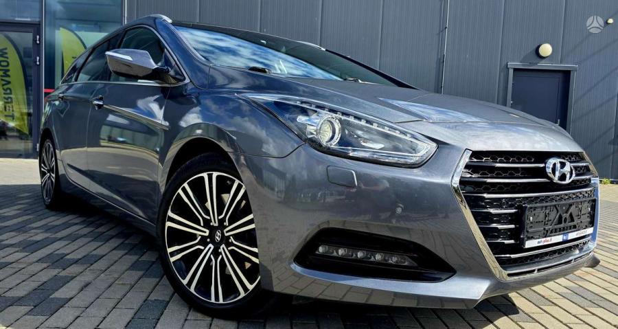 Pelēks Hyundai i40 2017 Šauļi, ar dzinēja tilpumu 1.69 L un nobraukumu 99 tūkst. km par 9990 €, foto 6 vietnē AUTOMOTO.COM.LV
