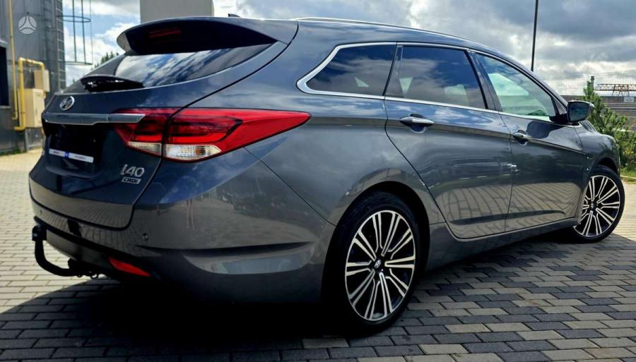 Pelēks Hyundai i40 2017 Šauļi, ar dzinēja tilpumu 1.69 L un nobraukumu 99 tūkst. km par 9990 €, foto 17 vietnē AUTOMOTO.COM.LV