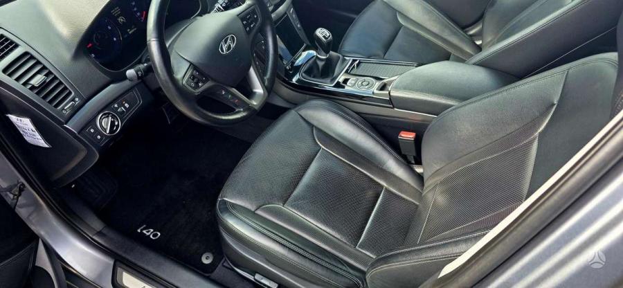 Pelēks Hyundai i40 2017 Šauļi, ar dzinēja tilpumu 1.69 L un nobraukumu 99 tūkst. km par 9990 €, foto 23 vietnē AUTOMOTO.COM.LV