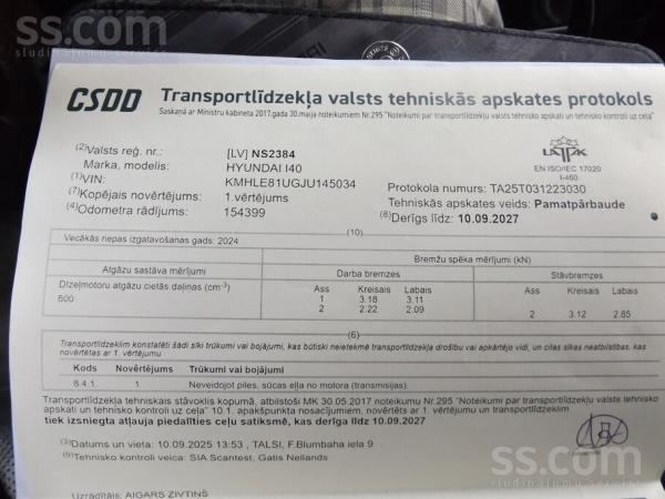 Pelēks Hyundai i40 2018 Rīga, ar dzinēja tilpumu 1.70 L un nobraukumu 173 tūkst. km par 6350 €, foto 8 vietnē AUTOMOTO.COM.LV