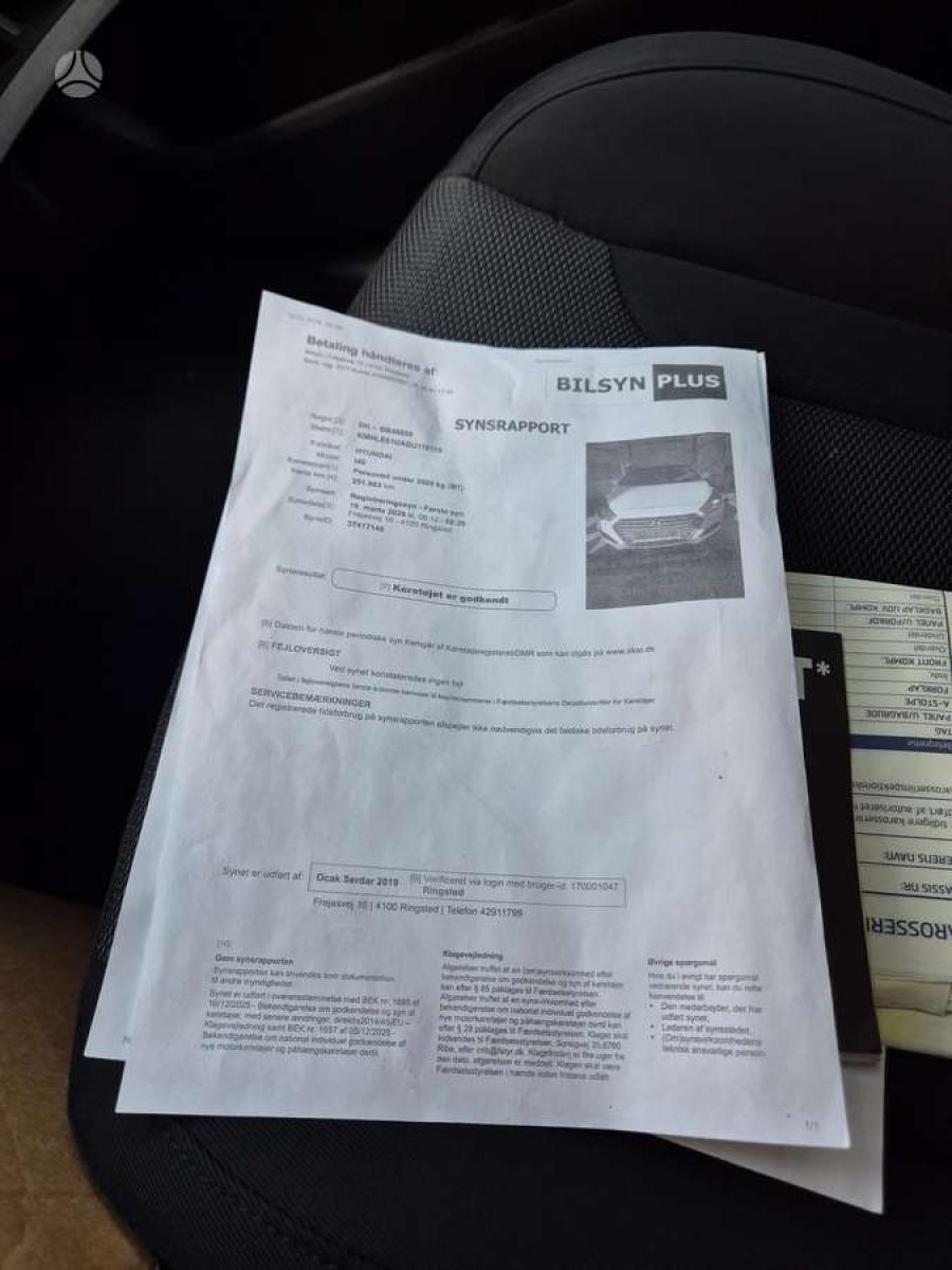 White Hyundai i40 2016 in Utena, with an engine capacity of 1.69 L and mileage of 252 thousand km for 4990 €, photo 23 on AUTOMOTO.COM.LV