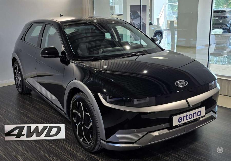 Melns Hyundai Ioniq 5 2022 Šauļi, ar dzinēja tilpumu 0.00 L un nobraukumu 71 tūkst. km par 25700 €, foto 1 vietnē AUTOMOTO.COM.LV
