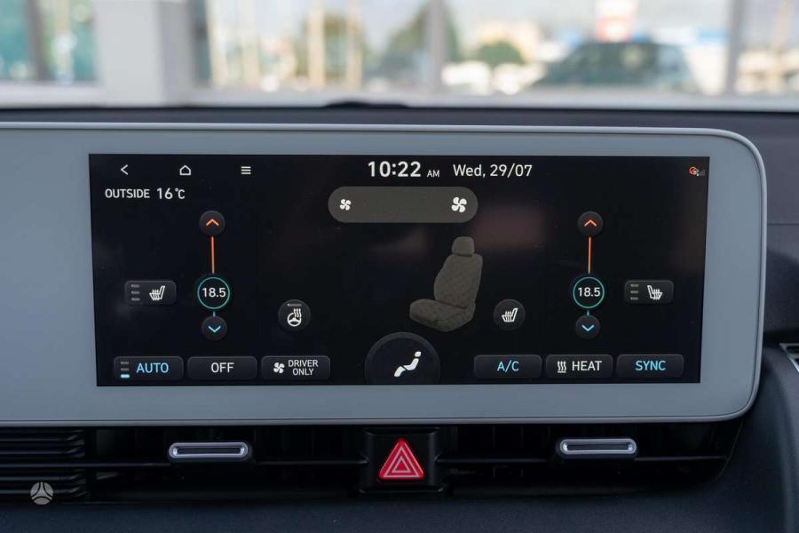 Black Hyundai Ioniq 5 2022 in Vilnius, with an engine capacity of 0.00 L and mileage of 71 thousand km for 25500 €, photo 20 on AUTOMOTO.COM.LV