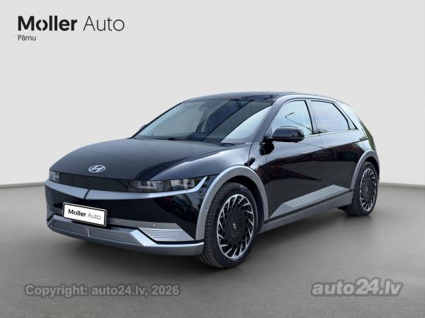 Melns Hyundai Ioniq 5 2021 Pērnava, ar dzinēja tilpumu 0.00 L un nobraukumu 145 tūkst. km par 27900 €, foto  vietnē AUTOMOTO.COM.LV
