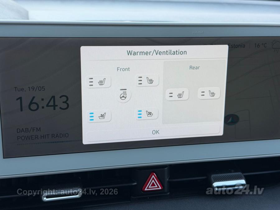 Black Hyundai Ioniq 5 2021 in Parnu, with an engine capacity of 0.00 L and mileage of 145 thousand km for 27900 €, photo 11 on AUTOMOTO.COM.LV