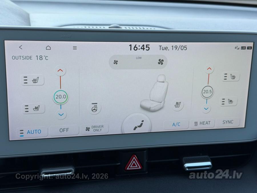 Black Hyundai Ioniq 5 2021 in Parnu, with an engine capacity of 0.00 L and mileage of 145 thousand km for 27900 €, photo 15 on AUTOMOTO.COM.LV