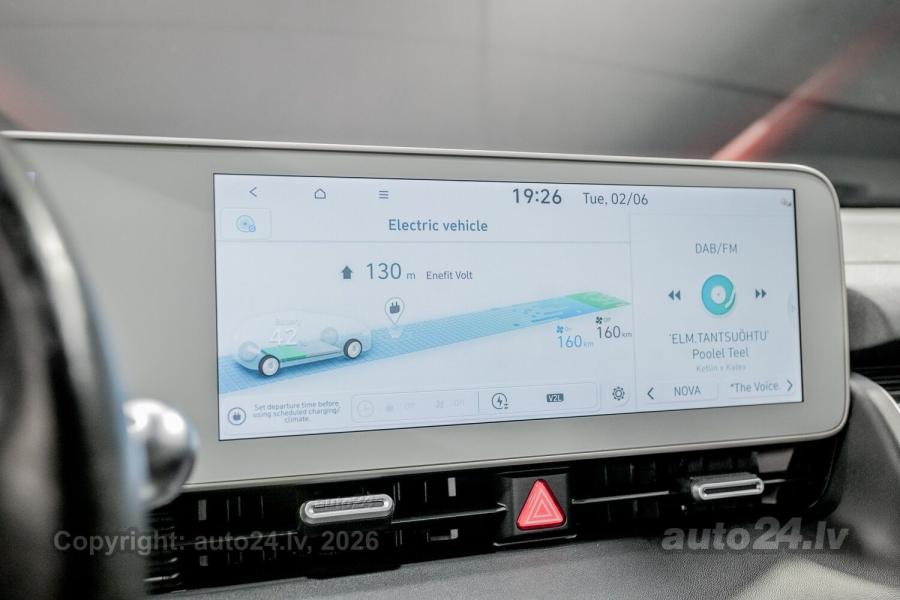Black Hyundai Ioniq 5 2021 in Parnu, with an engine capacity of 0.00 L and mileage of 276 thousand km for 19999 €, photo 23 on AUTOMOTO.COM.LV
