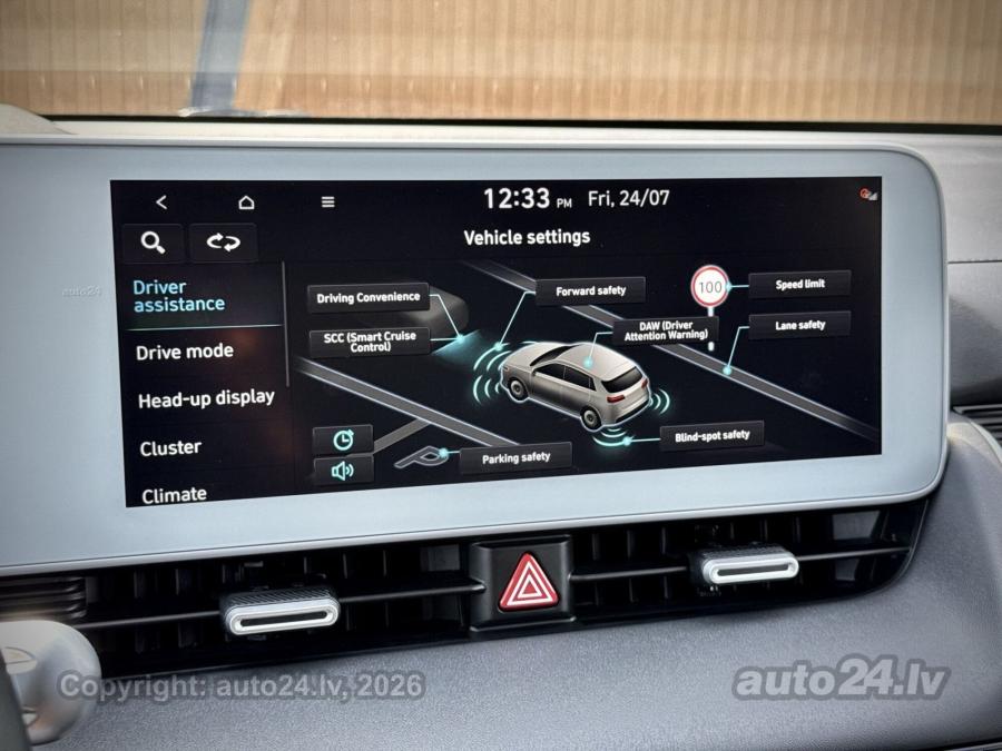 Melns Hyundai Ioniq 5 2021 Tallina, ar dzinēja tilpumu 0.00 L un nobraukumu 66 tūkst. km par 33500 €, foto 21 vietnē AUTOMOTO.COM.LV