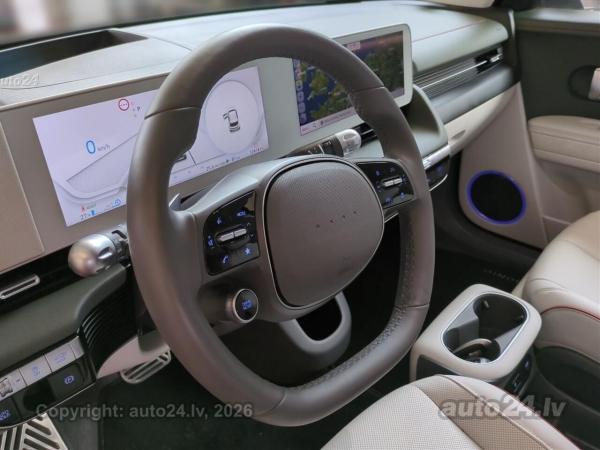 Black Hyundai Ioniq 5 2024 in Tallinn, with an engine capacity of 0.00 L and mileage of 14 thousand km for 39990 €, photo 6 on AUTOMOTO.COM.LV