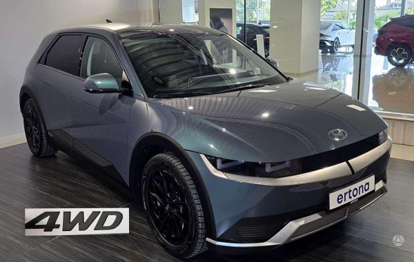Blue Hyundai Ioniq 5 2024 in Siauliai, with an engine capacity of 0.00 L and mileage of 34 thousand km for 33900 €, photo 1 on AUTOMOTO.COM.LV