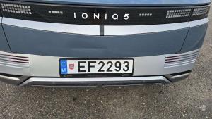 Blue Hyundai Ioniq 5 2023 in Kaunas, with an engine capacity of 0.00 L and mileage of 109 thousand km for 21500 €, photo 5 on AUTOMOTO.COM.LV