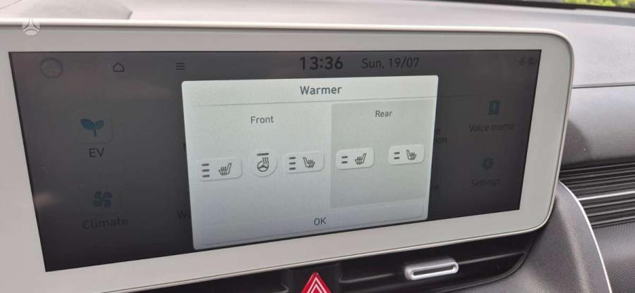 Pelēks Hyundai Ioniq 5 2021 Kauņa, ar dzinēja tilpumu 0.00 L un nobraukumu 110 tūkst. km par 24000 €, foto 27 vietnē AUTOMOTO.COM.LV