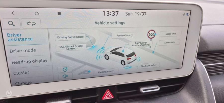 Pelēks Hyundai Ioniq 5 2021 Kauņa, ar dzinēja tilpumu 0.00 L un nobraukumu 110 tūkst. km par 24000 €, foto 29 vietnē AUTOMOTO.COM.LV