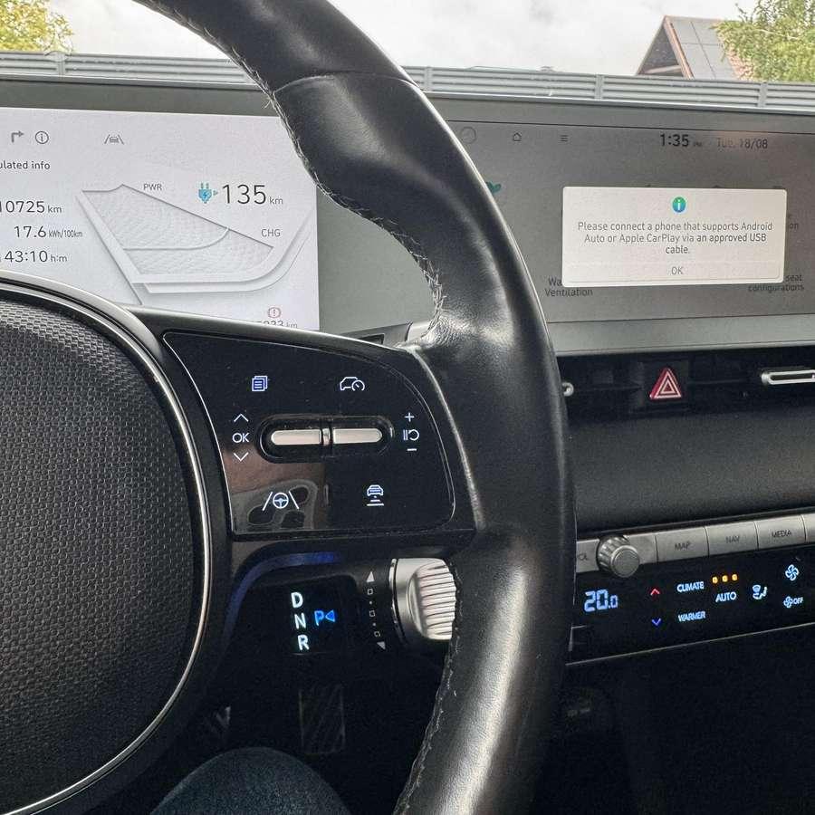 Grey Hyundai Ioniq 5 2022 in Vilnius, with an engine capacity of 0.00 L and mileage of 86 thousand km for 31490 €, photo 14 on AUTOMOTO.COM.LV