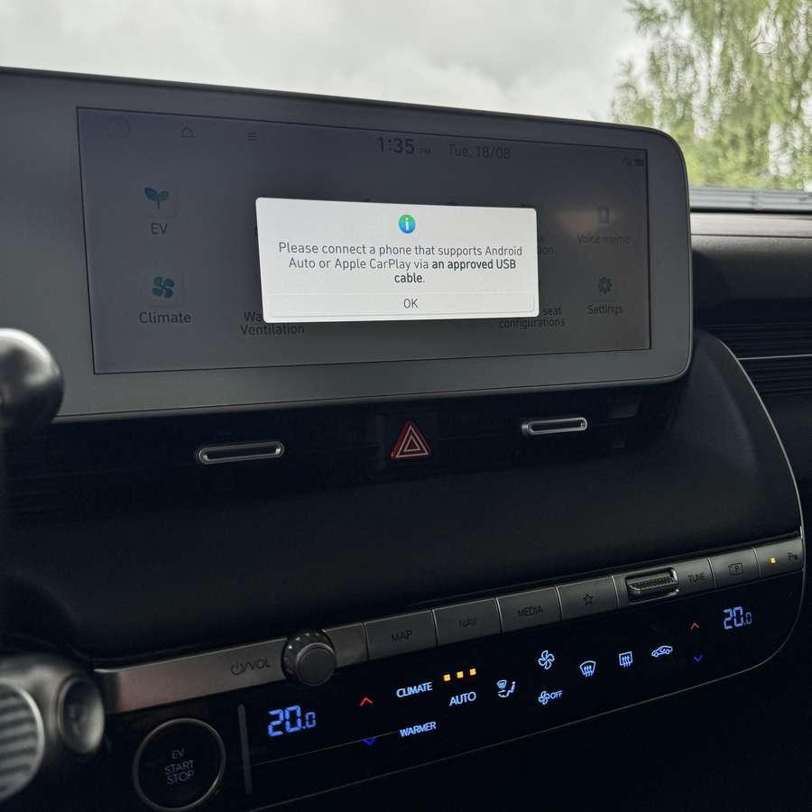 Grey Hyundai Ioniq 5 2022 in Vilnius, with an engine capacity of 0.00 L and mileage of 86 thousand km for 31490 €, photo 17 on AUTOMOTO.COM.LV