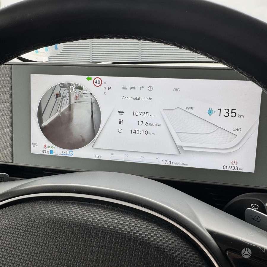 Grey Hyundai Ioniq 5 2022 in Vilnius, with an engine capacity of 0.00 L and mileage of 86 thousand km for 31490 €, photo 19 on AUTOMOTO.COM.LV