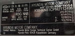 Pelēks Hyundai Ioniq 5 2022 Šauļi, ar dzinēja tilpumu 0.00 L un nobraukumu 19 tūkst. km par 29900 €, foto 29 vietnē AUTOMOTO.COM.LV