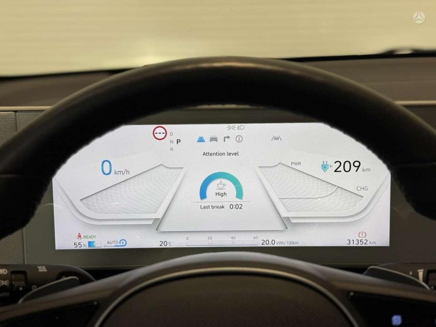 Pelēks Hyundai Ioniq 5 2022 Viļņa, ar dzinēja tilpumu 0.00 L un nobraukumu 32 tūkst. km par 29950 €, foto 14 vietnē AUTOMOTO.COM.LV