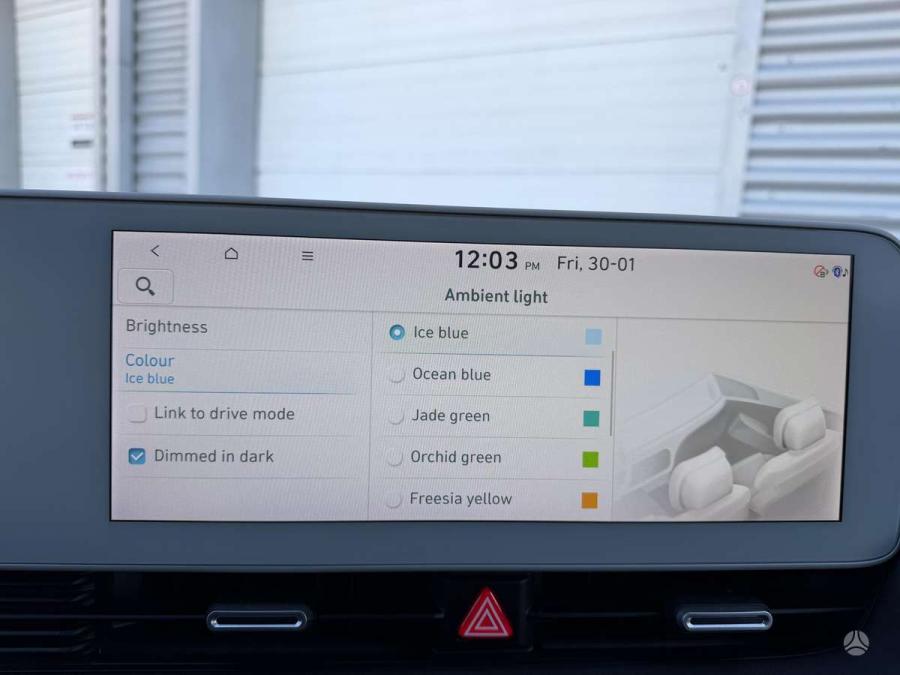 Pelēks Hyundai Ioniq 5 2023 Kauņa, ar dzinēja tilpumu 0.00 L un nobraukumu 46 tūkst. km par 21800 €, foto 31 vietnē AUTOMOTO.COM.LV