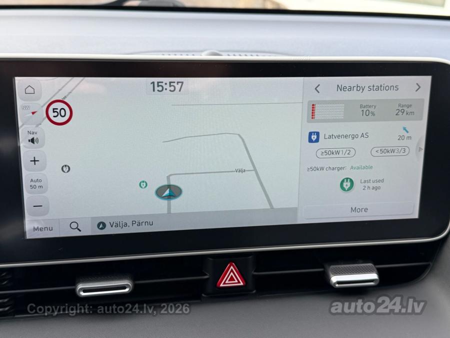 Pelēks Hyundai Ioniq 5 2021 Pērnava, ar dzinēja tilpumu 0.00 L un nobraukumu 70 tūkst. km par 27900 €, foto 12 vietnē AUTOMOTO.COM.LV