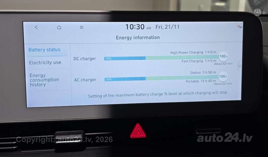 Grey Hyundai Ioniq 5 2022 in Tallinn, with an engine capacity of 0.00 L and mileage of 37 thousand km for 30900 €, photo 16 on AUTOMOTO.COM.LV