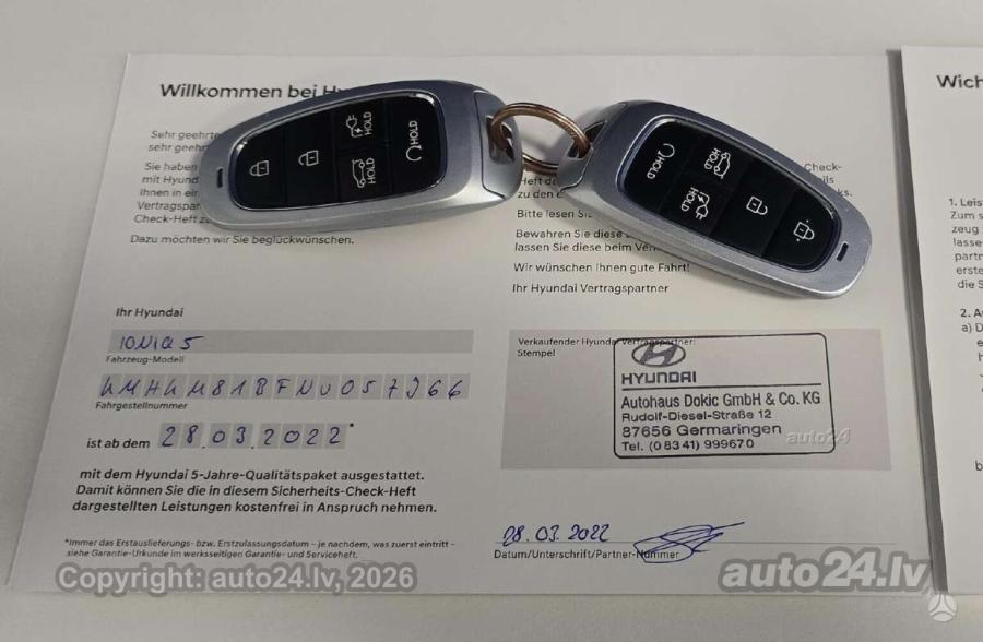 Grey Hyundai Ioniq 5 2022 in Tallinn, with an engine capacity of 0.00 L and mileage of 37 thousand km for 30900 €, photo 26 on AUTOMOTO.COM.LV