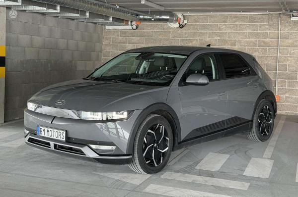 Pelēks Hyundai Ioniq 5 2022 Viļņa, ar dzinēja tilpumu 0.00 L un nobraukumu 78 tūkst. km par 22000 €, foto 1 vietnē AUTOMOTO.COM.LV