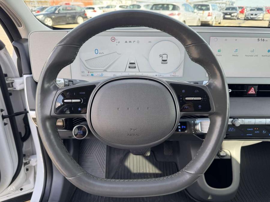Белый Хендай Ioniq 5 2021 в Каунас, объемом двигателя 0.00 л и пробегом 77 тыс. км за 26200 €, фото 12 на AUTOMOTO.COM.LV