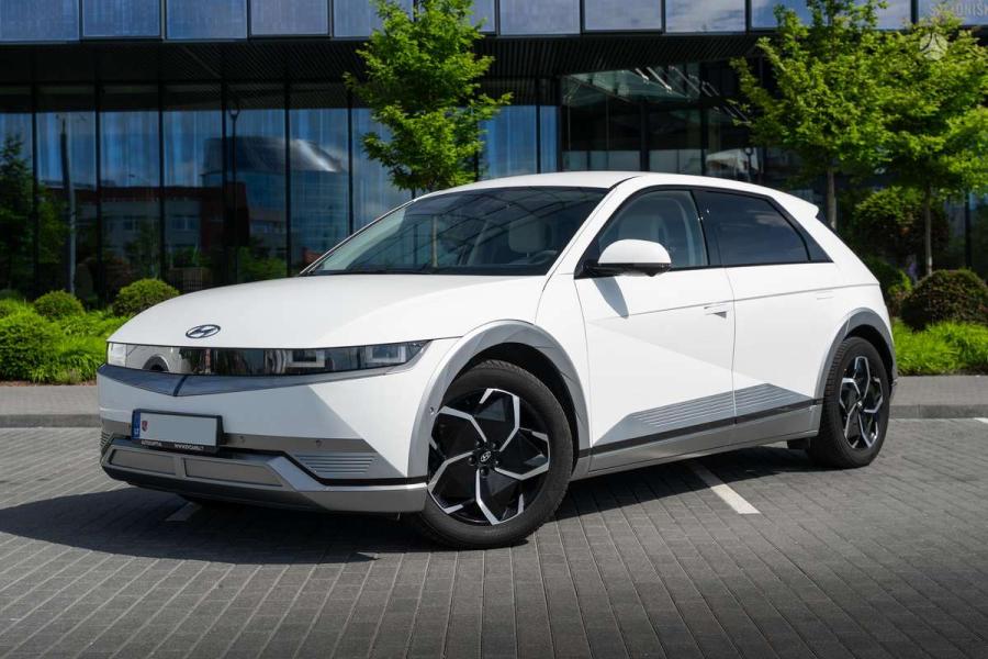 Белый Хендай Ioniq 5 2024 в Вильнюс, объемом двигателя 0.00 л и пробегом 33 тыс. км за 37990 €, фото 1 на AUTOMOTO.COM.LV