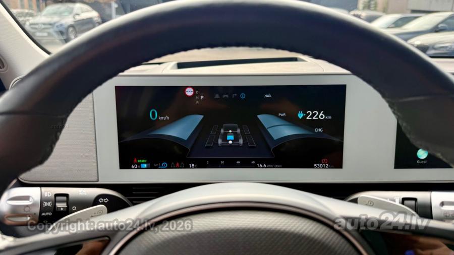 White Hyundai Ioniq 5 2022 in Tallinn, with an engine capacity of 0.00 L and mileage of 53 thousand km for 34900 €, photo 11 on AUTOMOTO.COM.LV