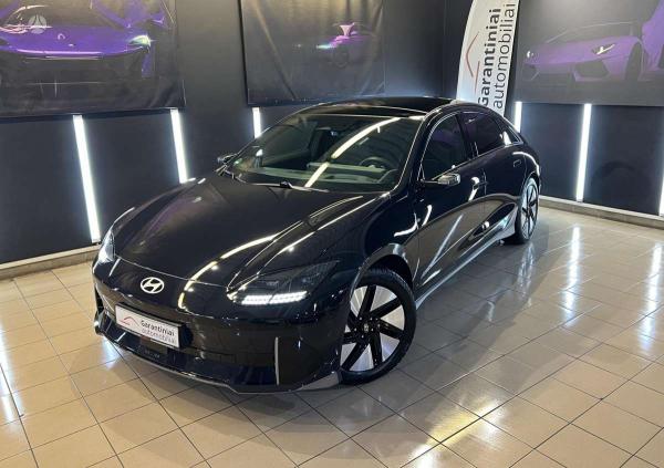 Melns Hyundai IONIQ 6 2023 Viļņa, ar dzinēja tilpumu 0.00 L un nobraukumu 61 tūkst. km par 29950 €, foto  vietnē AUTOMOTO.COM.LV