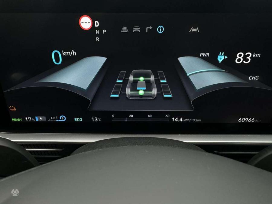 Черный Хендай IONIQ 6 2023 в Вильнюс, объемом двигателя 0.00 л и пробегом 61 тыс. км за 29950 €, фото 8 на AUTOMOTO.COM.LV