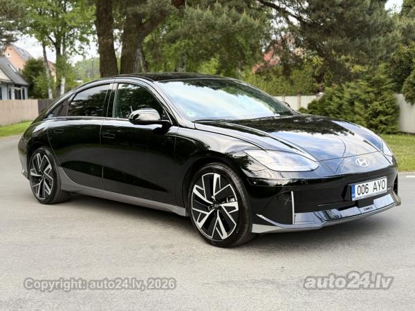Черный Хендай IONIQ 6 2023 в Таллин, объемом двигателя 0.00 л и пробегом 24 тыс. км за 31900 €, фото 1 на AUTOMOTO.COM.LV