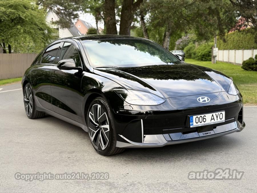 Черный Хендай IONIQ 6 2023 в Таллин, объемом двигателя 0.00 л и пробегом 24 тыс. км за 31900 €, фото 3 на AUTOMOTO.COM.LV