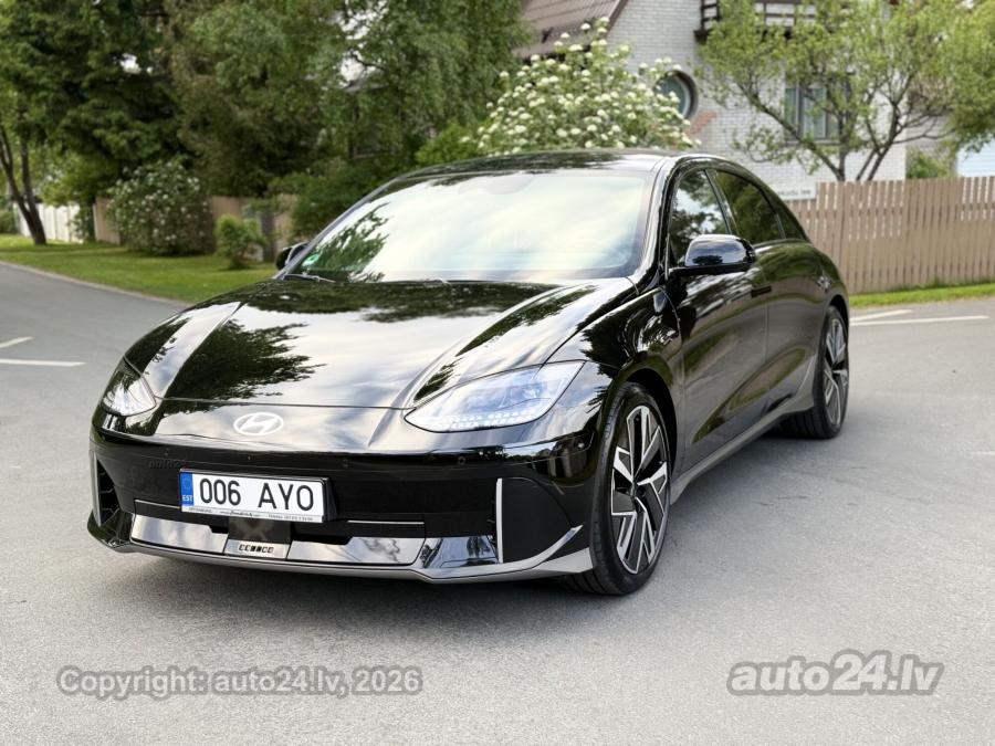 Черный Хендай IONIQ 6 2023 в Таллин, объемом двигателя 0.00 л и пробегом 24 тыс. км за 31900 €, фото 5 на AUTOMOTO.COM.LV
