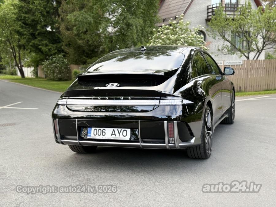 Черный Хендай IONIQ 6 2023 в Таллин, объемом двигателя 0.00 л и пробегом 24 тыс. км за 31900 €, фото 7 на AUTOMOTO.COM.LV