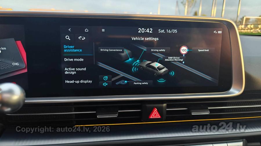 Синий Хендай IONIQ 6 2023 в Таллин, объемом двигателя 0.00 л и пробегом 25 тыс. км за 33900 €, фото 20 на AUTOMOTO.COM.LV