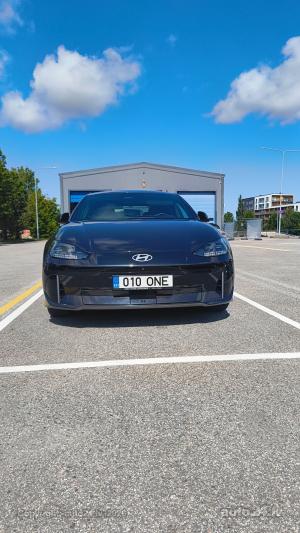 Blue Hyundai IONIQ 6 2023 in Tallinn, with an engine capacity of 0.00 L and mileage of 62 thousand km for 34999 €, photo  on AUTOMOTO.COM.LV