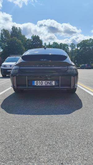 Blue Hyundai IONIQ 6 2023 in Tallinn, with an engine capacity of 0.00 L and mileage of 62 thousand km for 34999 €, photo 3 on AUTOMOTO.COM.LV
