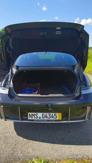 Blue Hyundai IONIQ 6 2023 in Tallinn, with an engine capacity of 0.00 L and mileage of 62 thousand km for 34999 €, photo 22 on AUTOMOTO.COM.LV