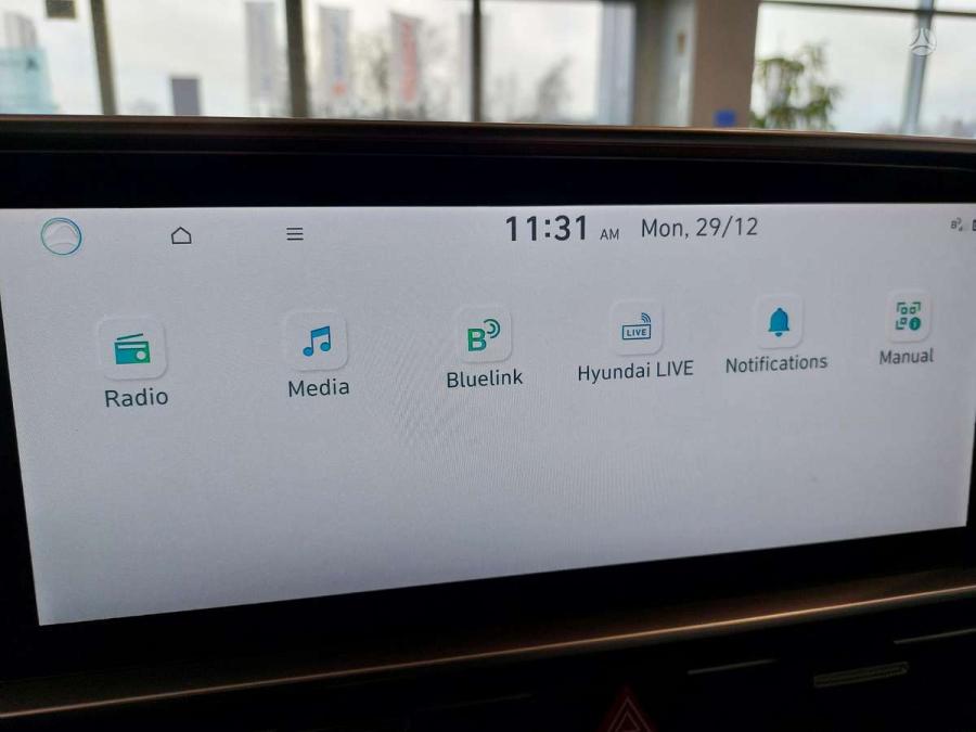 Blue Hyundai IONIQ 6 2025 in Kaunas, with an engine capacity of 0.00 L and mileage of 5 thousand km for 39996 €, photo 23 on AUTOMOTO.COM.LV