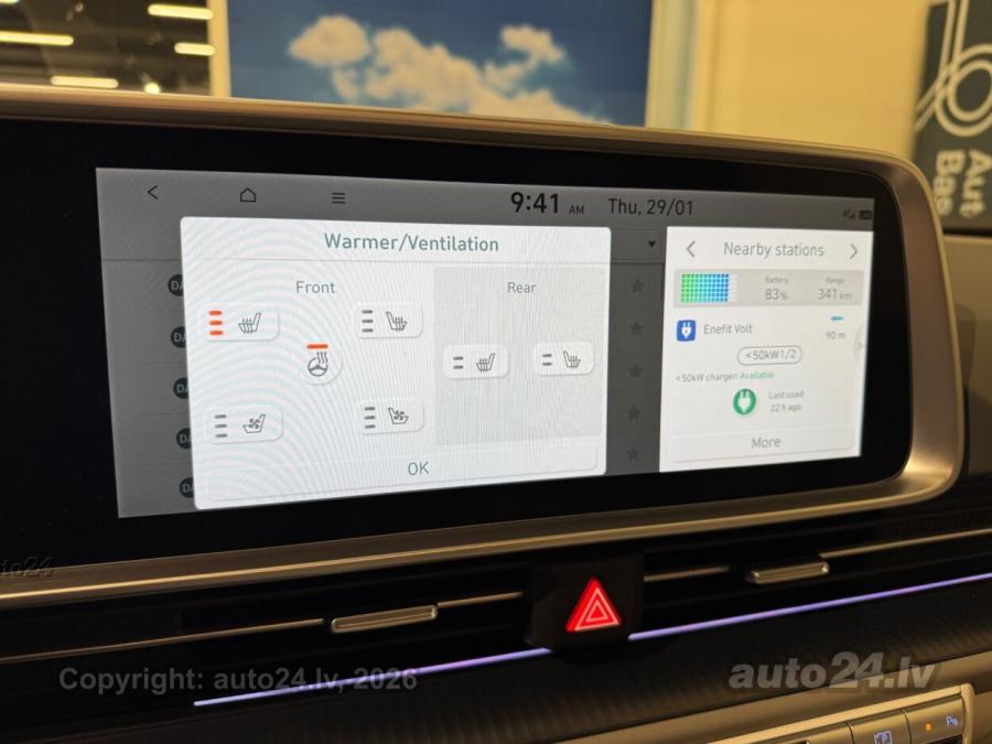 Grey Hyundai IONIQ 6 2024 in Tallinn, with an engine capacity of 0.00 L and mileage of 23 thousand km for 48900 €, photo 20 on AUTOMOTO.COM.LV