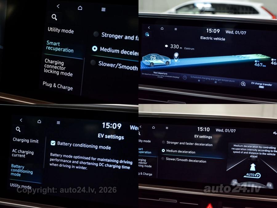 Pelēks Hyundai IONIQ 6 2024 Tallina, ar dzinēja tilpumu 0.00 L un nobraukumu 40 tūkst. km par 36500 €, foto 24 vietnē AUTOMOTO.COM.LV