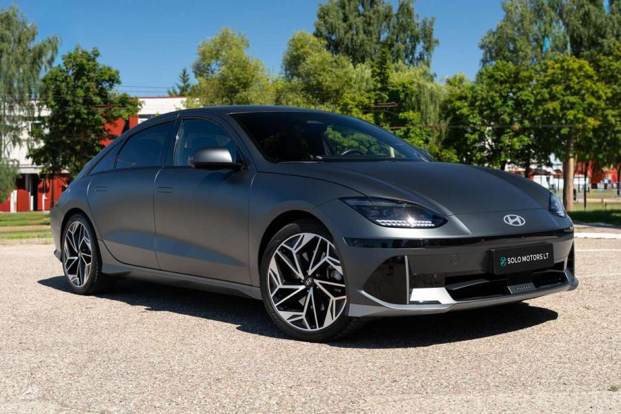 Серый Хендай IONIQ 6 2024 в Вильнюс, объемом двигателя 0.00 л и пробегом 44 тыс. км за 33950 €, фото 8 на AUTOMOTO.COM.LV
