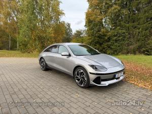 Pelēks Hyundai IONIQ 6 2025 Veru, ar dzinēja tilpumu 0.00 L un nobraukumu 11 tūkst. km par 44640 €, foto  vietnē AUTOMOTO.COM.LV