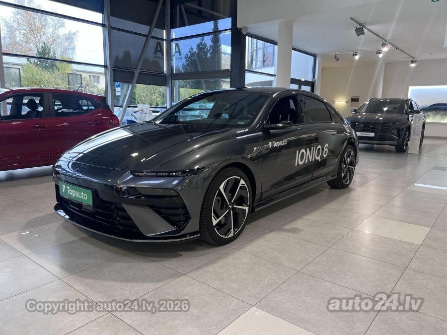 Grey Hyundai IONIQ 6 2026 in Tallinn, with an engine capacity of 0.00 L and mileage of 8 thousand km for 62700 €, photo 3 on AUTOMOTO.COM.LV
